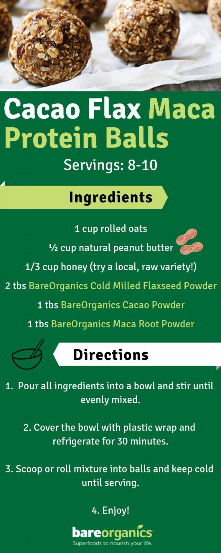 Health and Wellness Blog / Try Our No-Bake Maca Ball Recipe! | Healthy ...